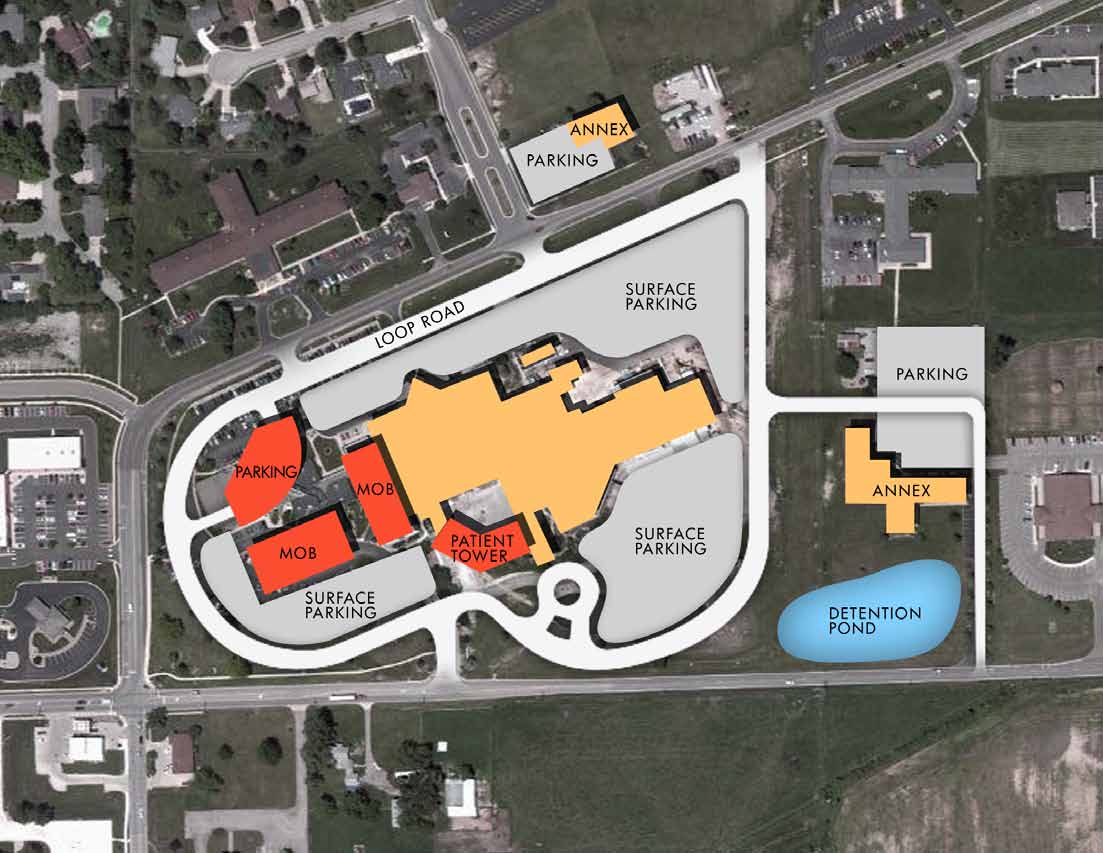 DeKalb Health Memorial Hospital - Master Plan - Design Collaborative